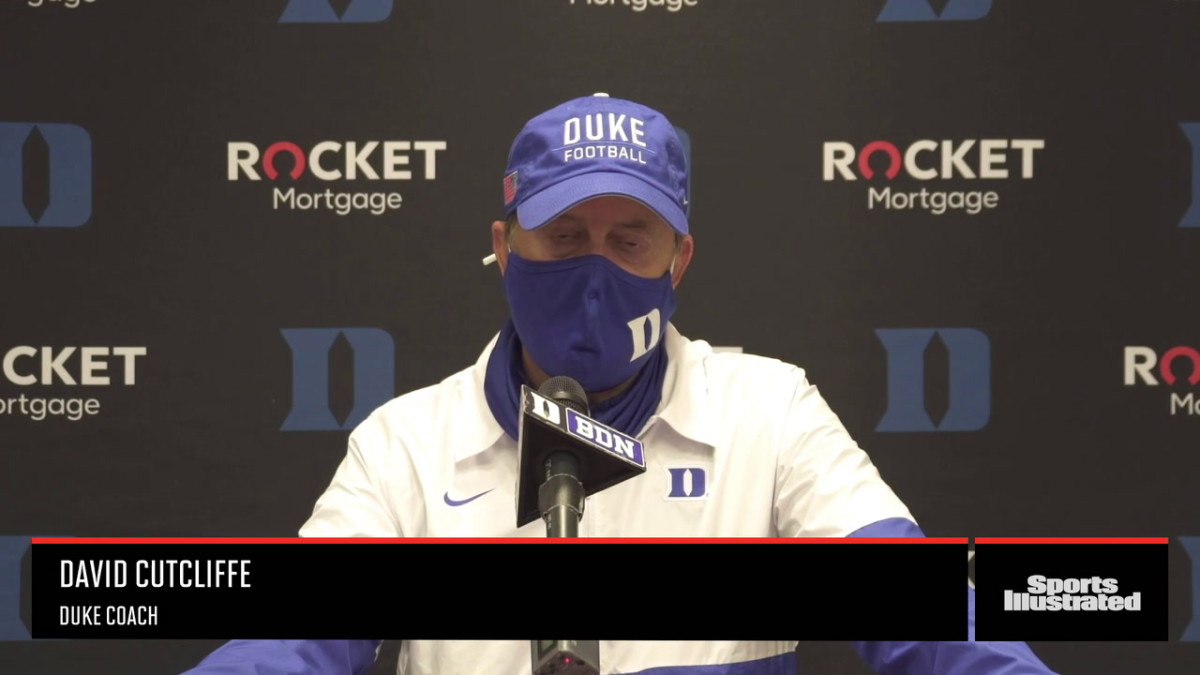 Duke's David Cutcliffe Evaluates How He's Doing at Playcaller - Sports ...