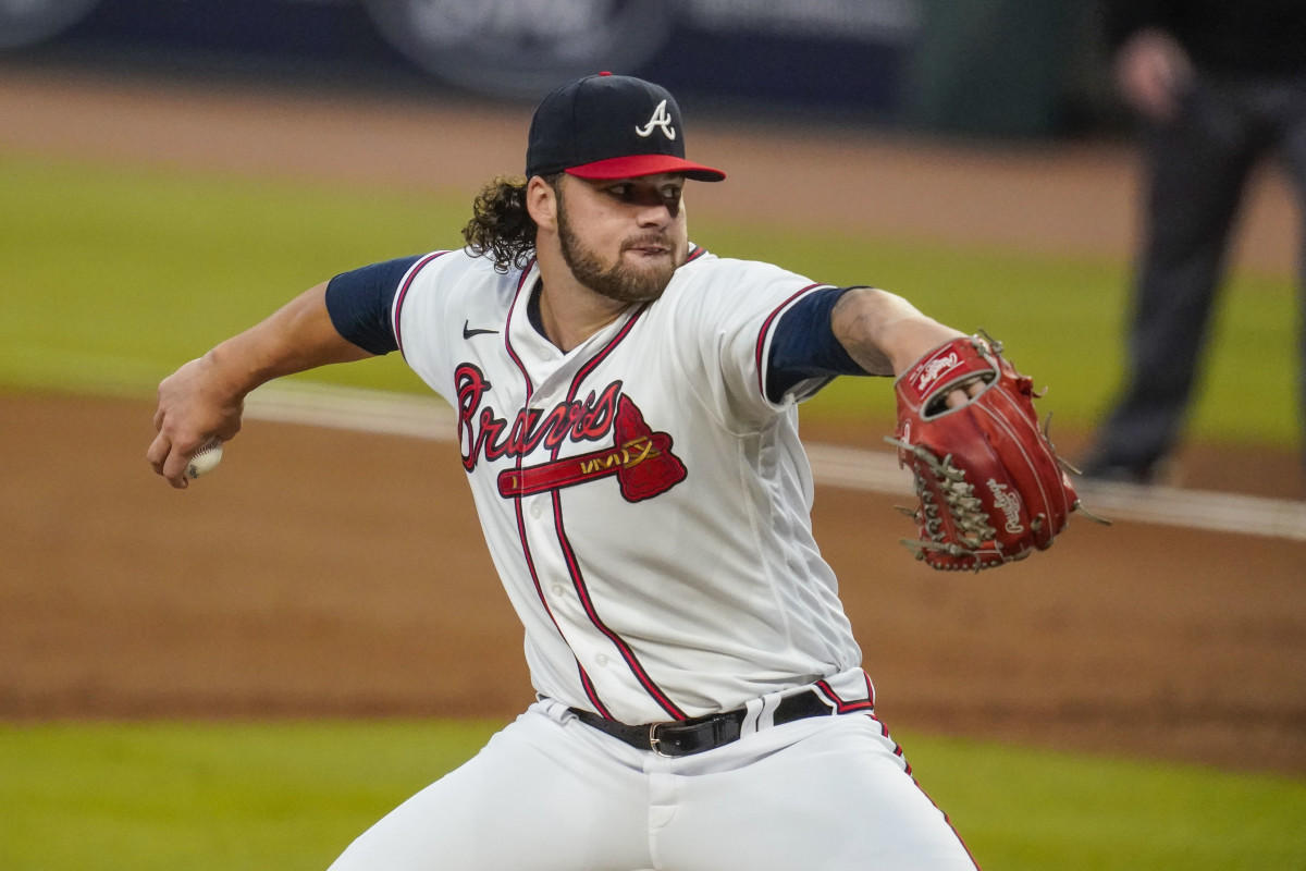 Braves pitcher Bryse Wilson talks about the win over the Marlins ...