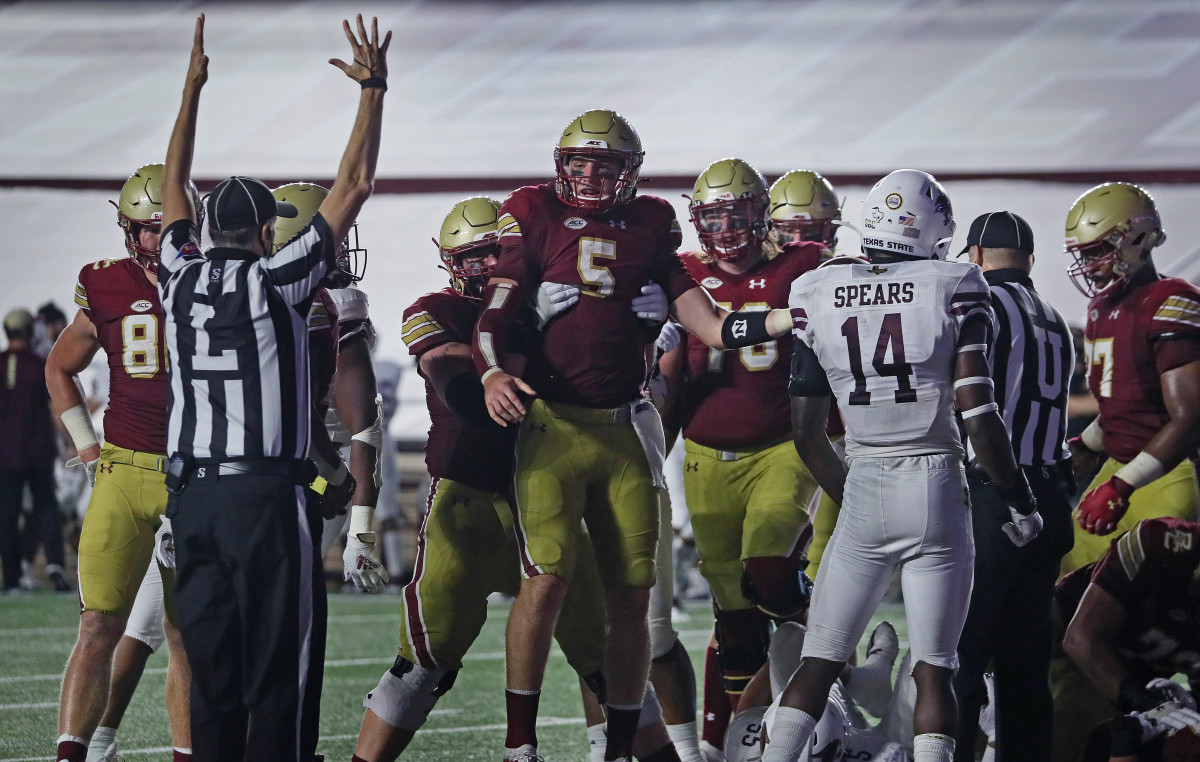Grading the Boston College Offense vs. Texas State - Sports Illustrated ...