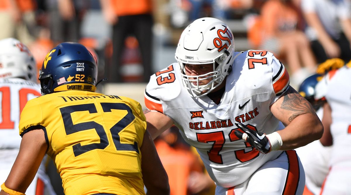 Mike Gundy sees improvement in offensive line and Teven Jenkins is ...