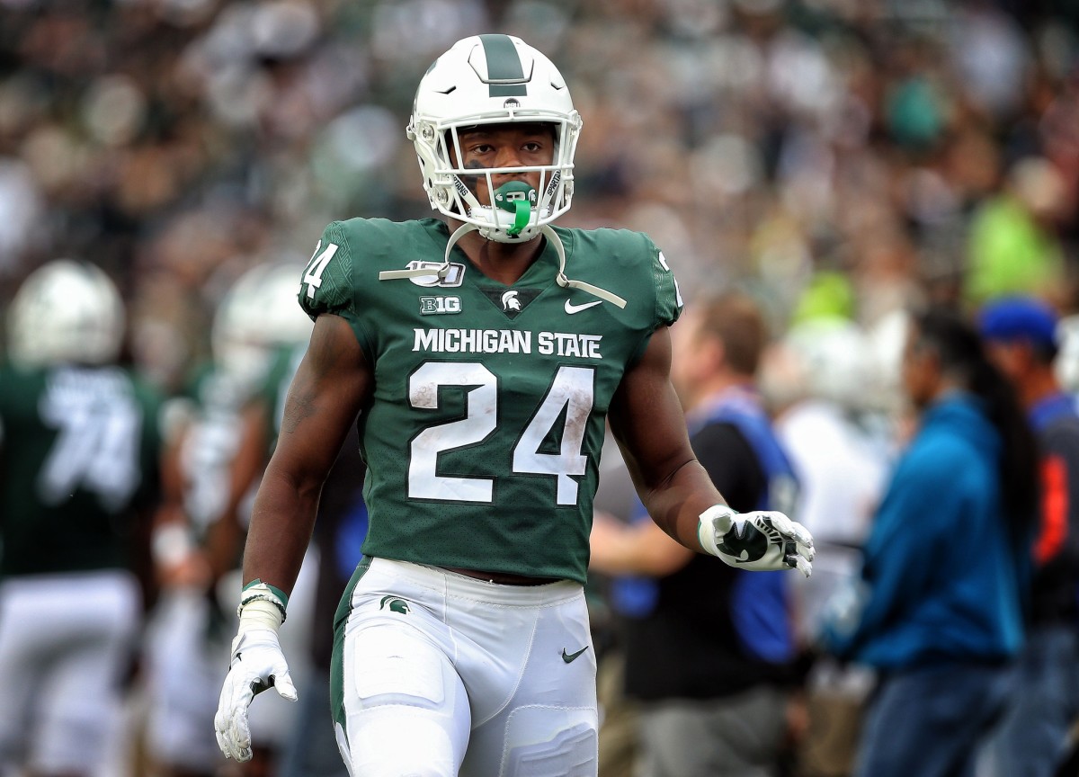 Michigan State RB Elijah Collins Happy Connor Heyward is Back - Sports ...