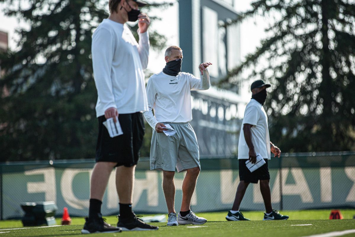 Michigan State OC Jay Johnson on the QB Competition - Sports ...