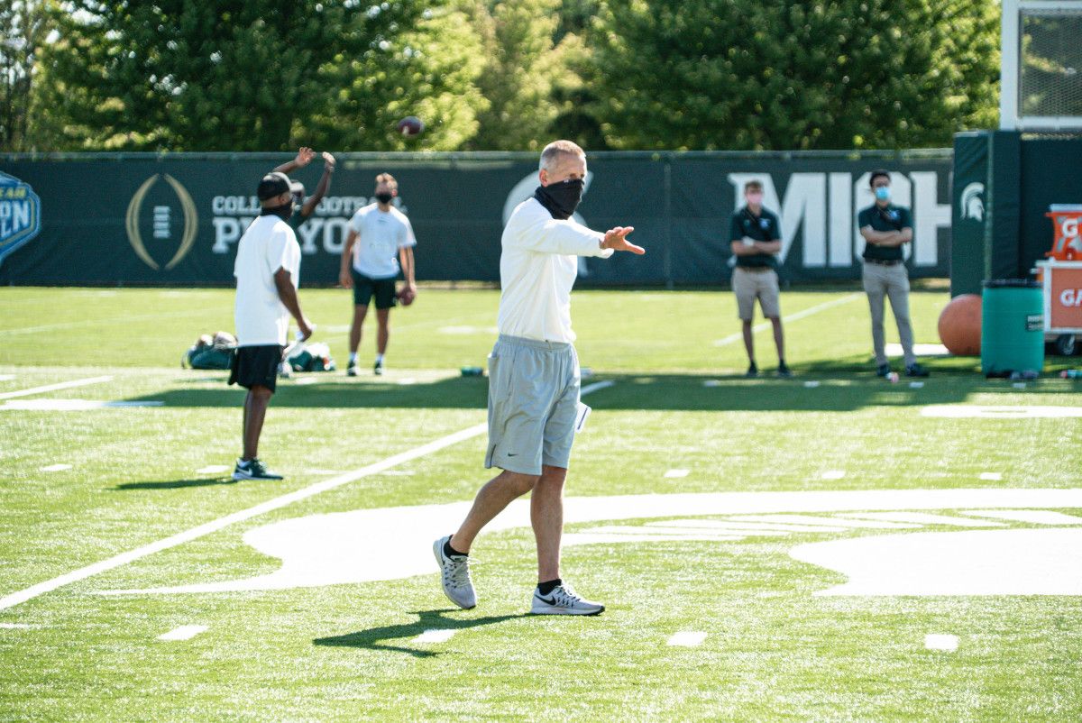 Jay Johnson Talks Tight End Production at Michigan State - Sports ...