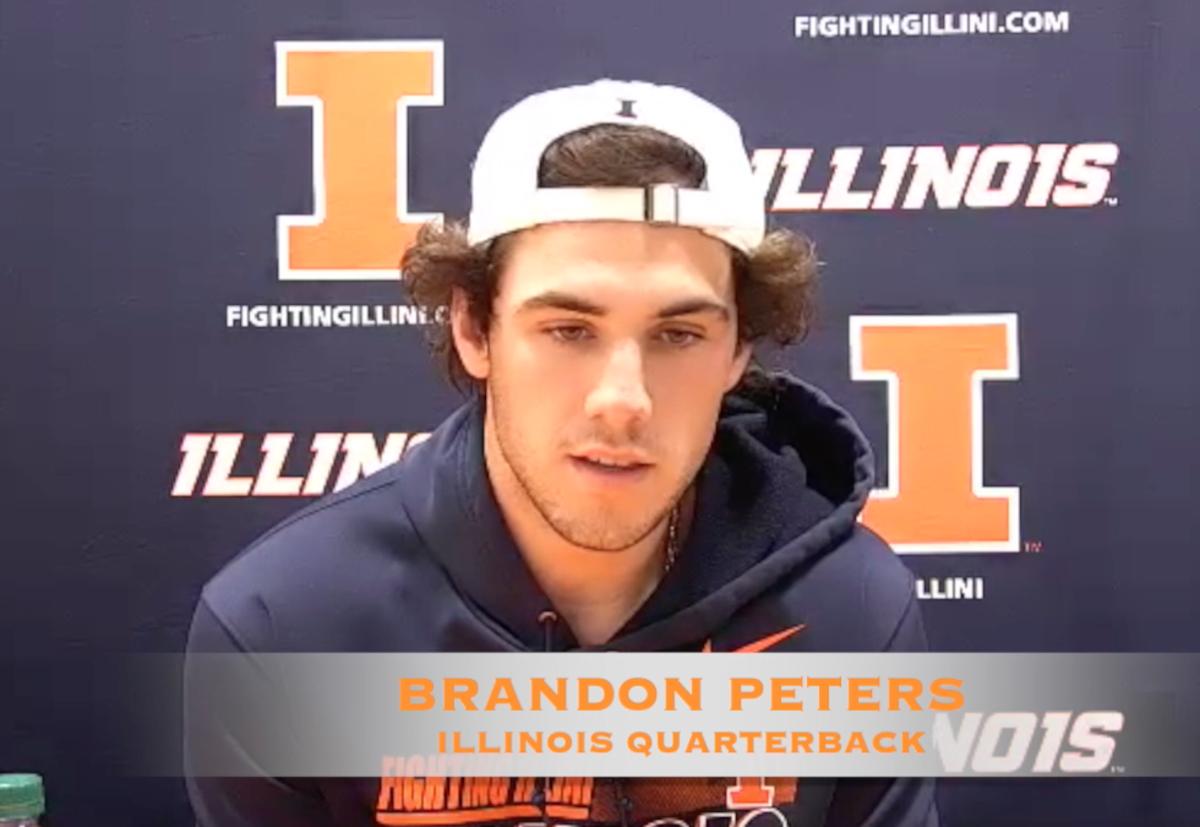 VIDEO: Illinois QB Brandon Peters - Training Camp Day 8 - Sports ...