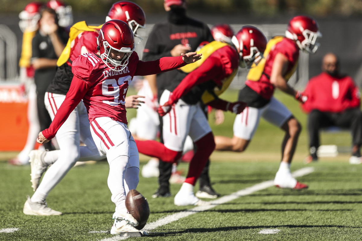 Charles Campbell Embraces Pressure as Indiana's Starting Kicker ...