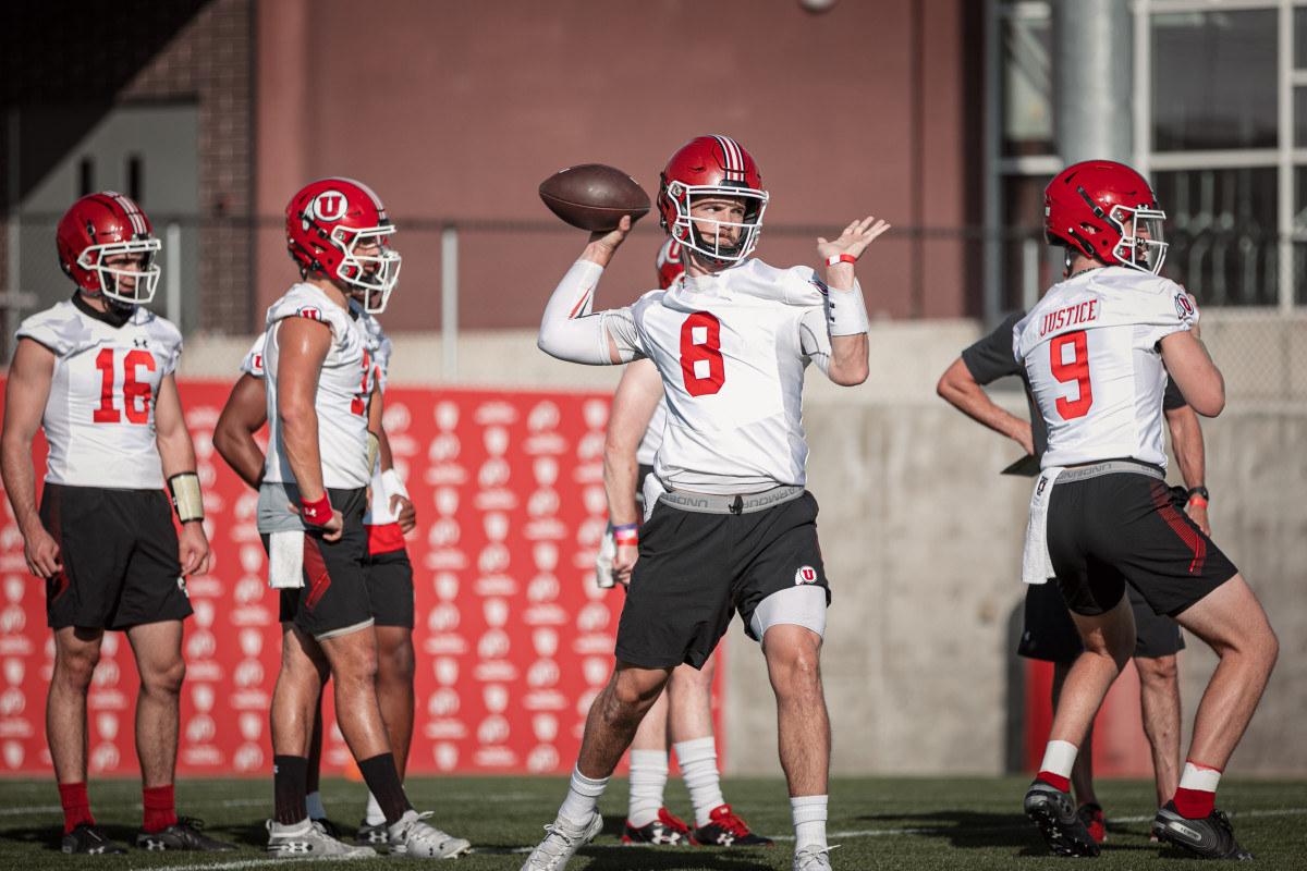 Utah's Quarterback Battle Beginning To Take Shape Following Scrimmage ...