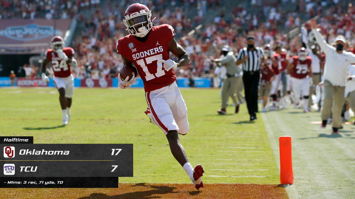Oklahoma Sooners-TCU Horned Frogs, second quarter report - Sports ...