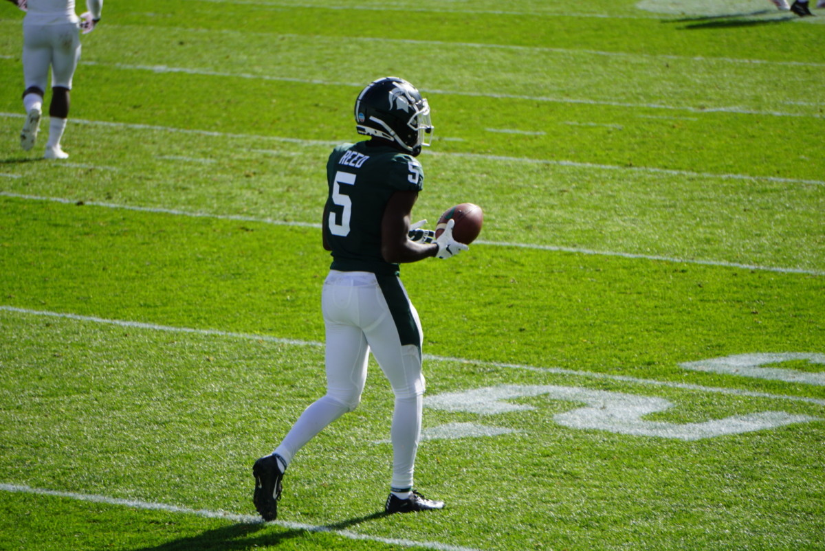 Michigan State WR Jayden Reed a Playmaker, Despite Fumbles - Sports ...