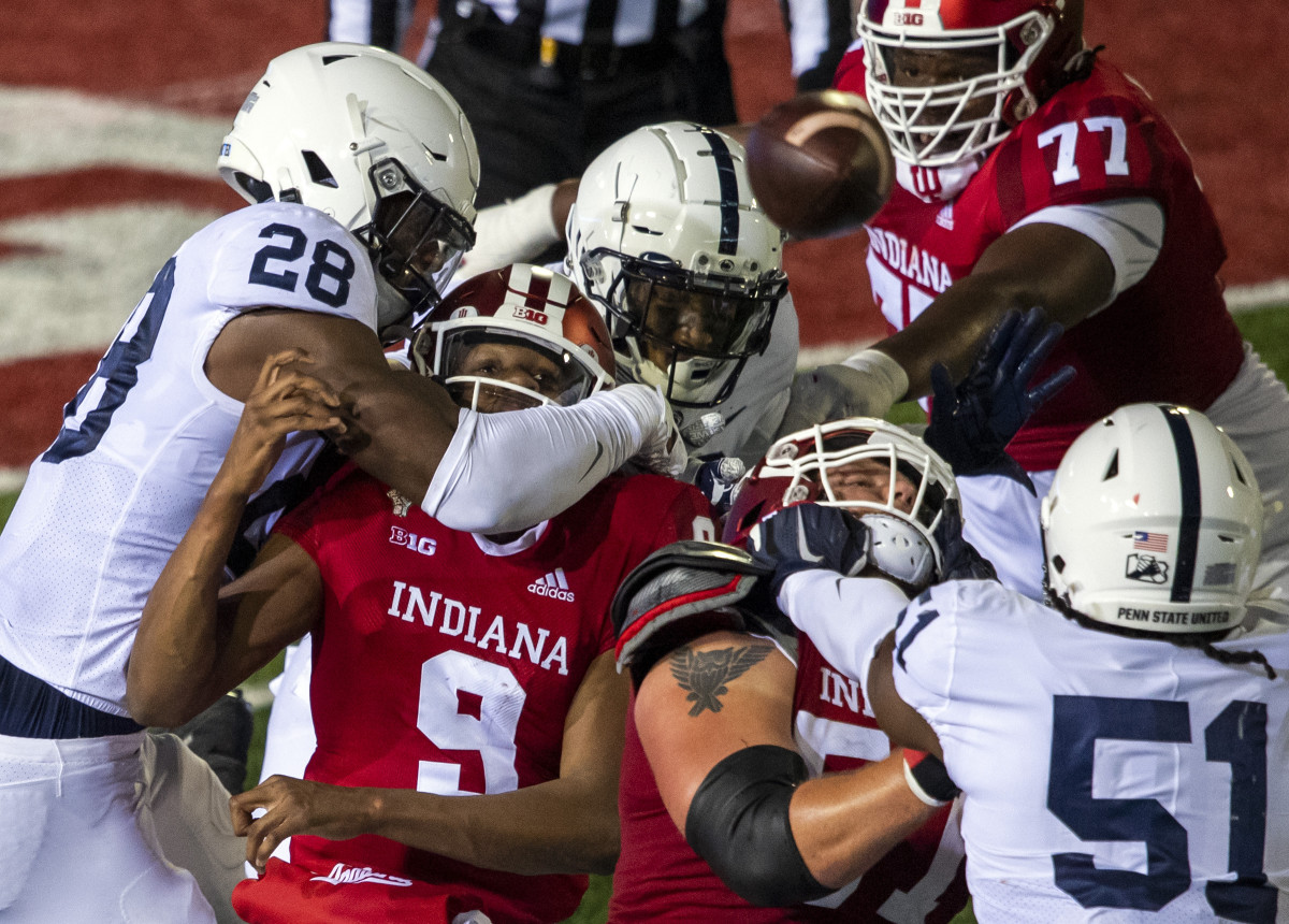 Tom Allen Not Happy with Indiana Football Offensive Line against Penn ...