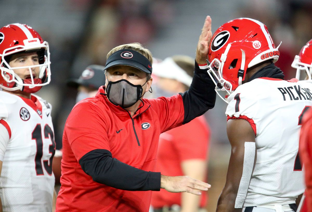 Georgia Football Coach Kirby Smart Explains Road Trips in the COVID-19 ...