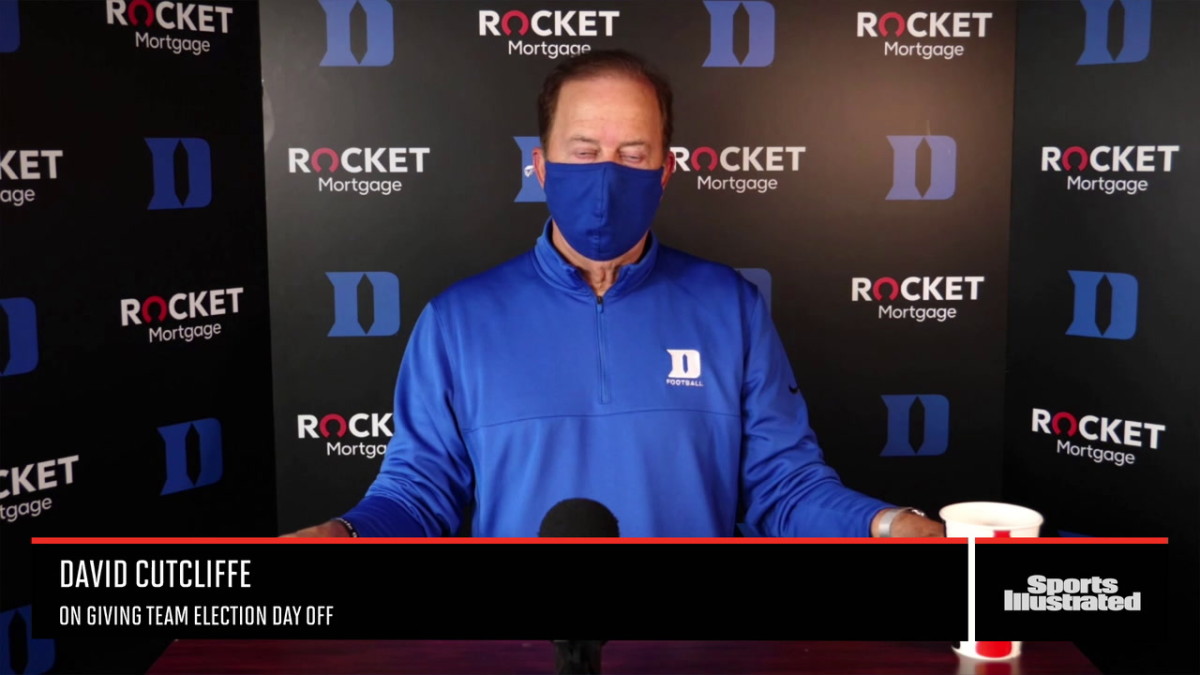 Duke's David Cutcliffe: Giving Players Election Day Off Unnecessary and ...