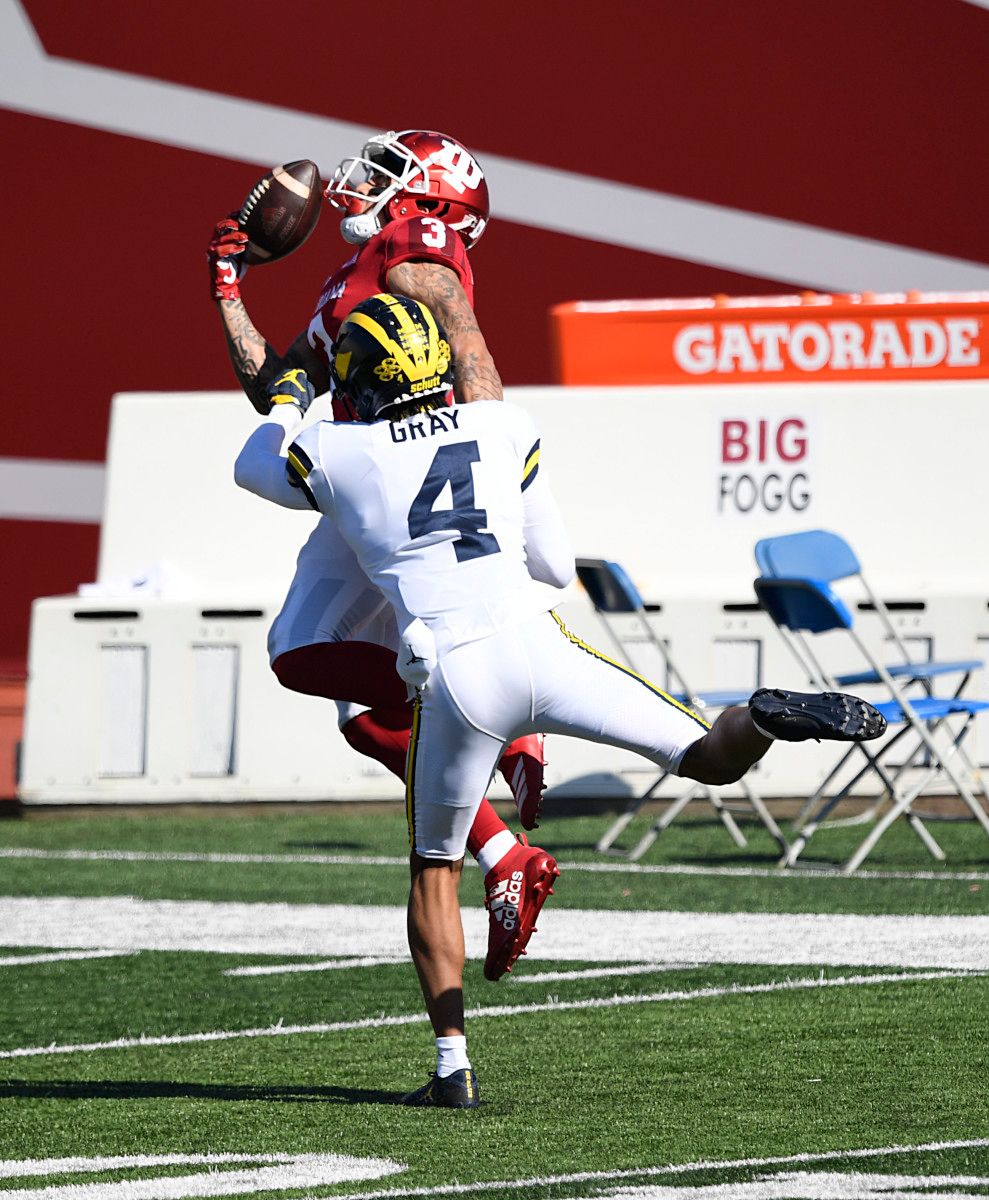Ty Fryfogle Makes Big Plays Against Michigan Football Man Defense ...