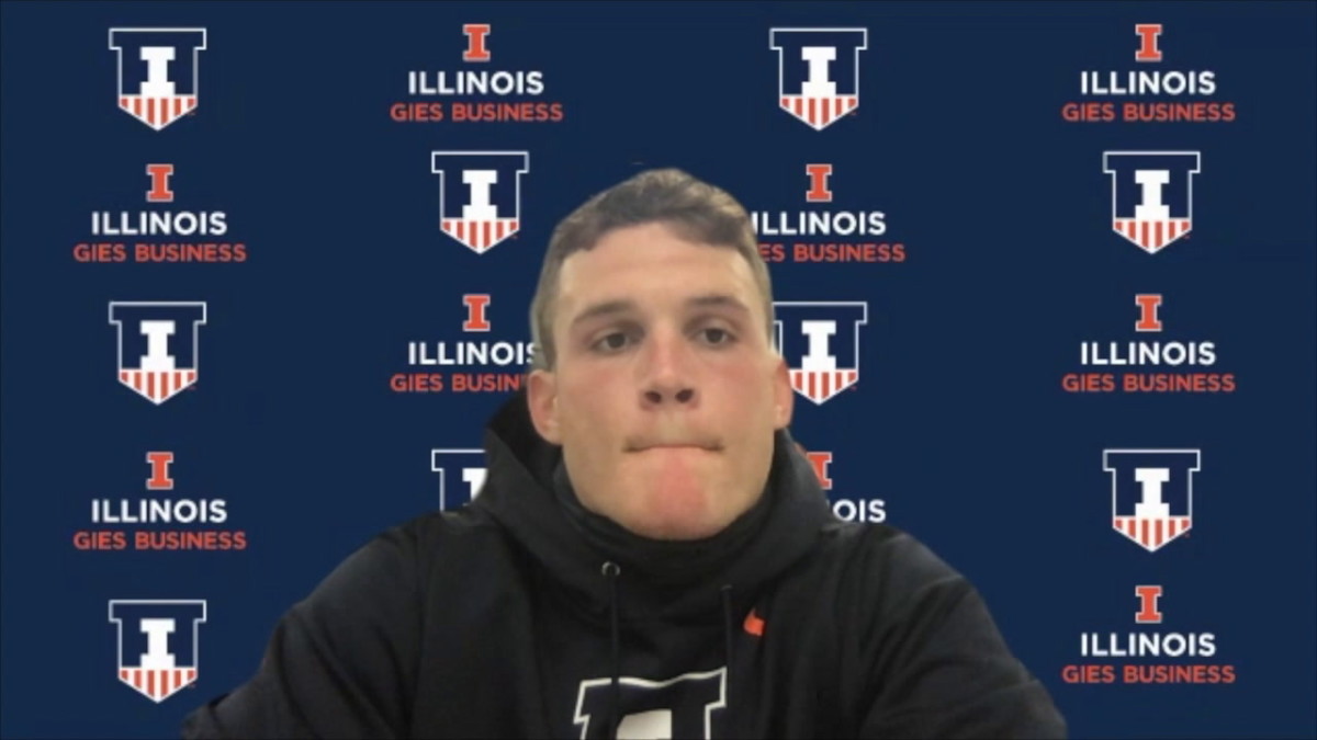 POST-GAME VIDEO: Minnesota 41, Illinois 14 - Illini LB Jake Hansen ...