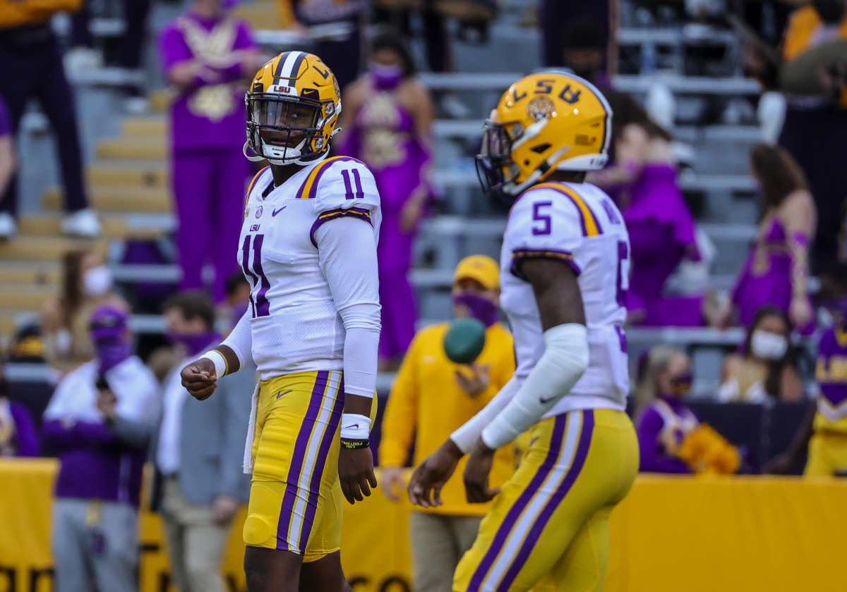 LSU Coach Ed Orgeron Responds to Receiver Koy Moore's Claim of Police ...