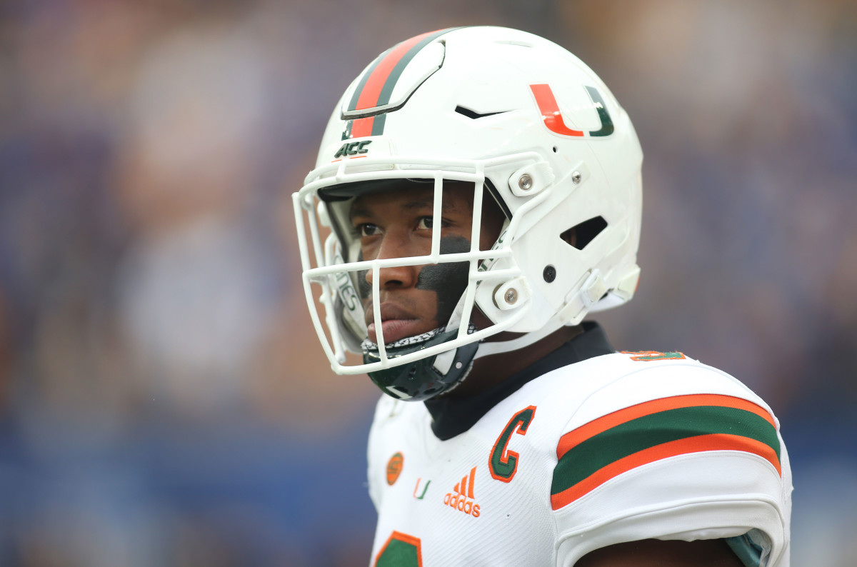 Miami Hurricanes: Brevin Jordan active for game vs Virginia Tech ...