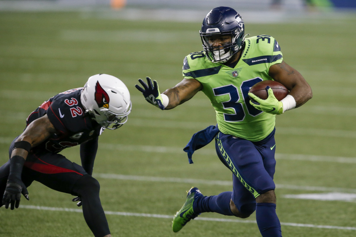 Behind Makeshift Line, Carlos Hyde 'Lays the Boom' as Seahawks Re ...