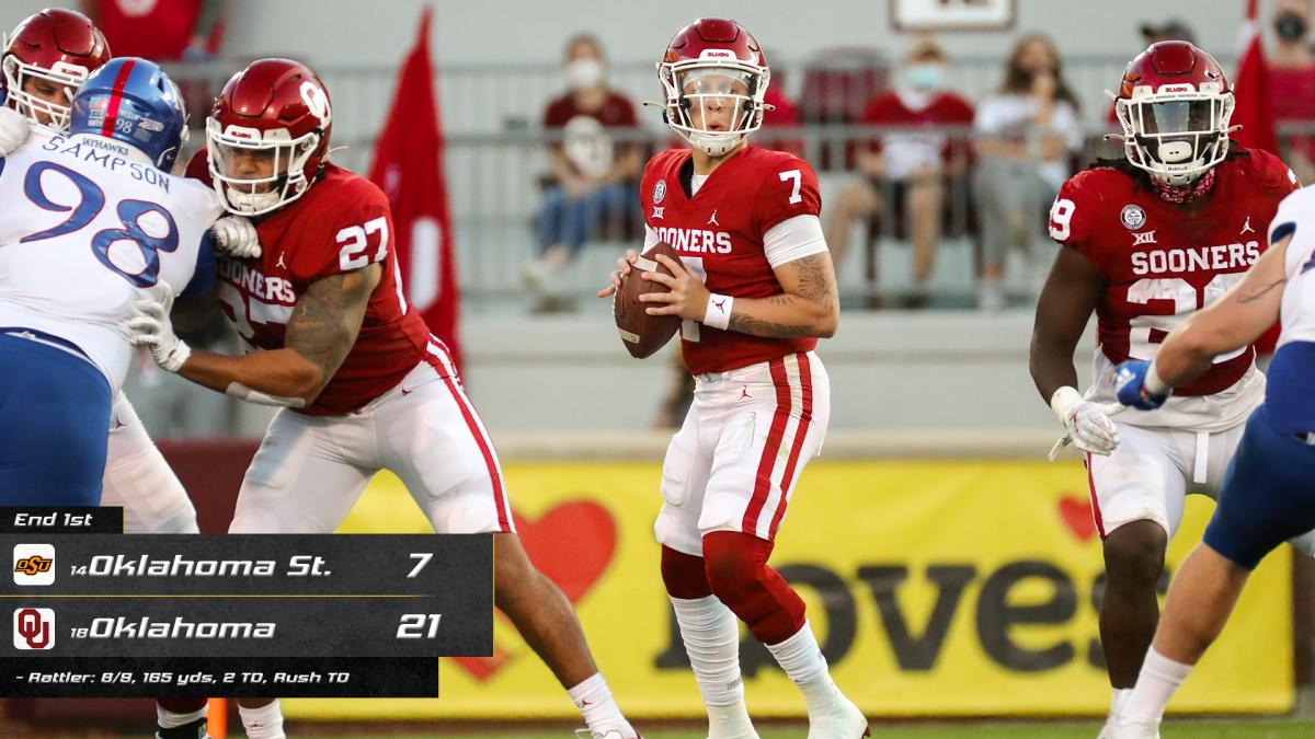 Oklahoma Sooners vs. Oklahoma State Cowboys: First Quarter Report ...