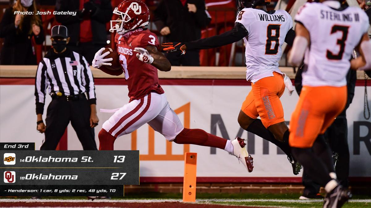 Oklahoma Sooners vs. Oklahoma State Cowboys: Third Quarter Report ...