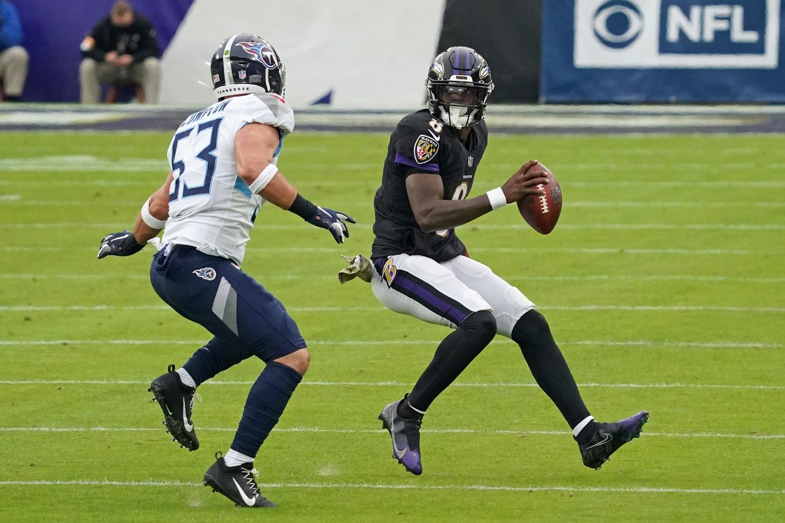 Once Again, Tennessee Titans Keep Lamar Jackson From Running Wild ...