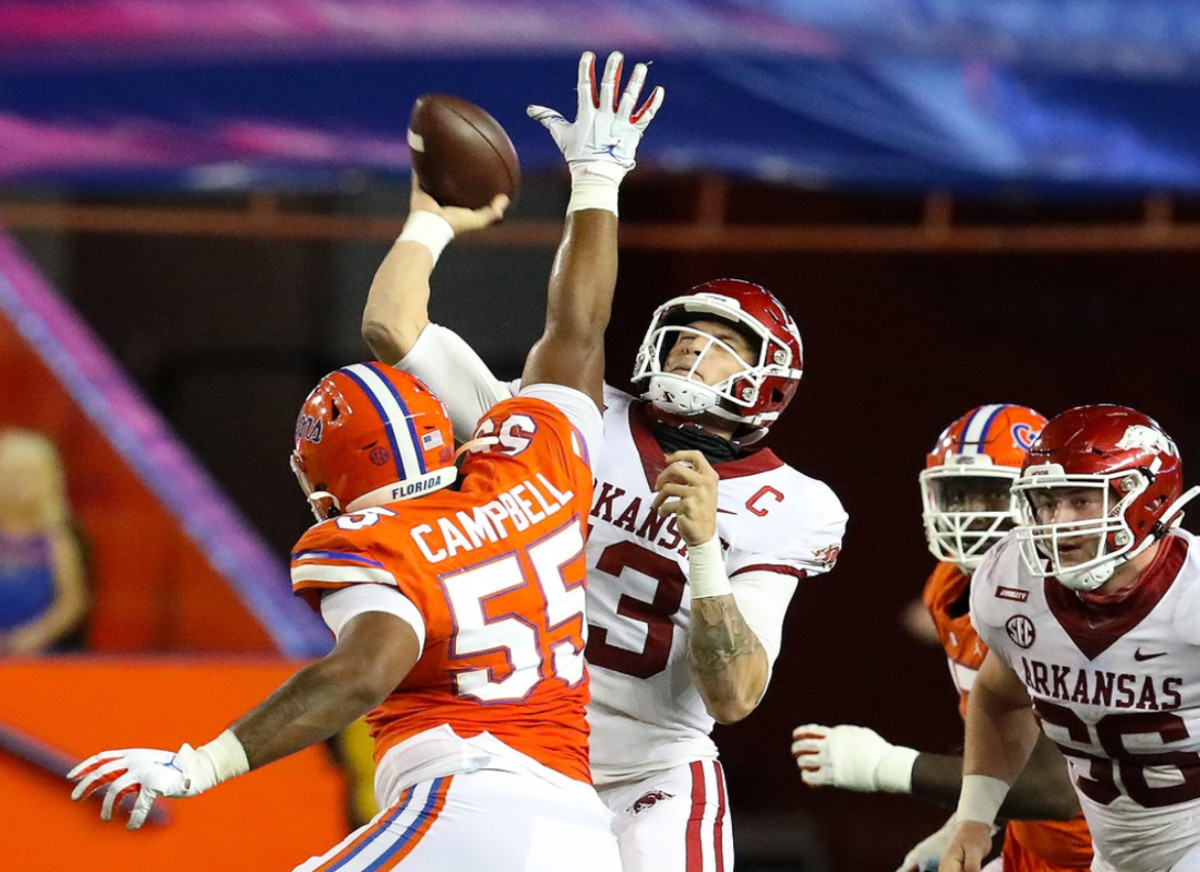 Gators DT Kyree Campbell Named SEC Defensive Lineman of the Week ...