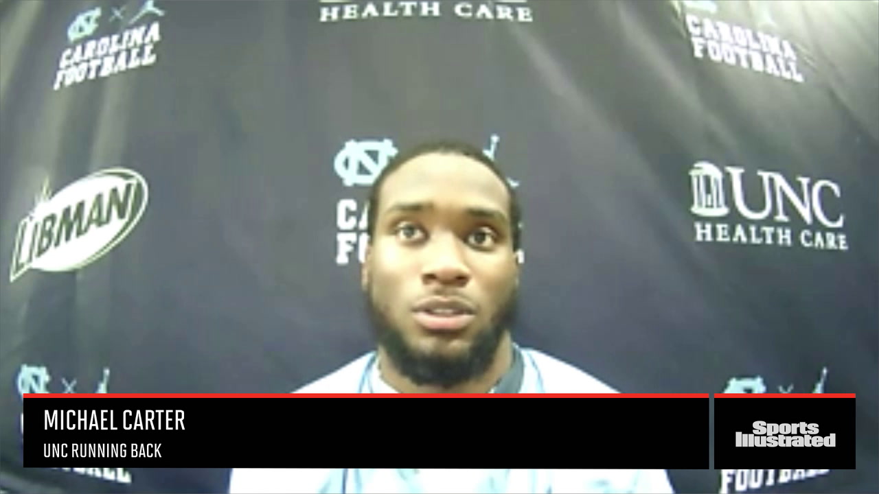 UNC Football: UNC Senior RB Michael Carter, "We Have Talent Fans Haven ...