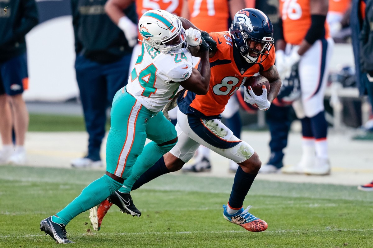 Denver Broncos WR Tim Patrick's Week 11 Performance vs. Dolphins ...