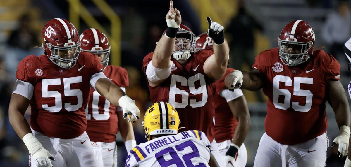 Alabama's Heisman-Hopefuls Have Only Crimson Tide Offensive Line to ...