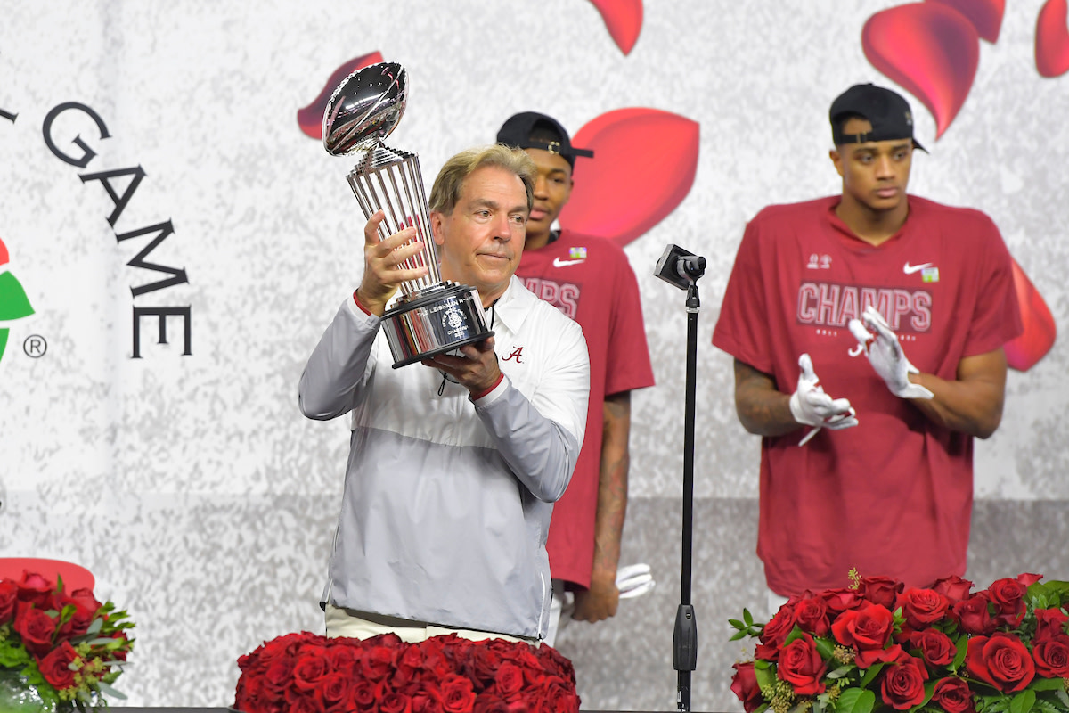 Alabama football-nick saban-rose bowl-everything he said-press ...