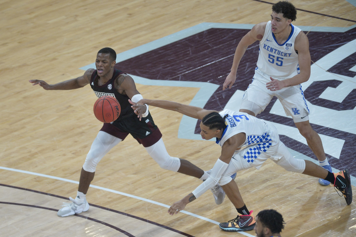 Mississippi State Bulldogs men's basketball falls to Kentucky Wildcats ...