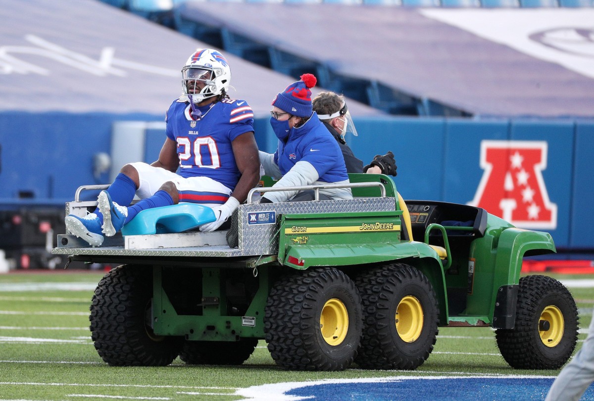Zack Moss' Season Comes To An End Following Ankle Injury - Sports ...