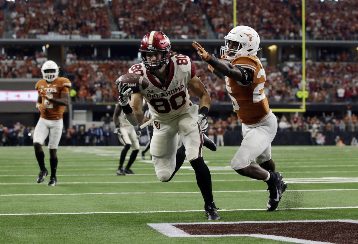 Former Oklahoma TE Grant Calcaterra Drafted by Philadelphia Eagles ...