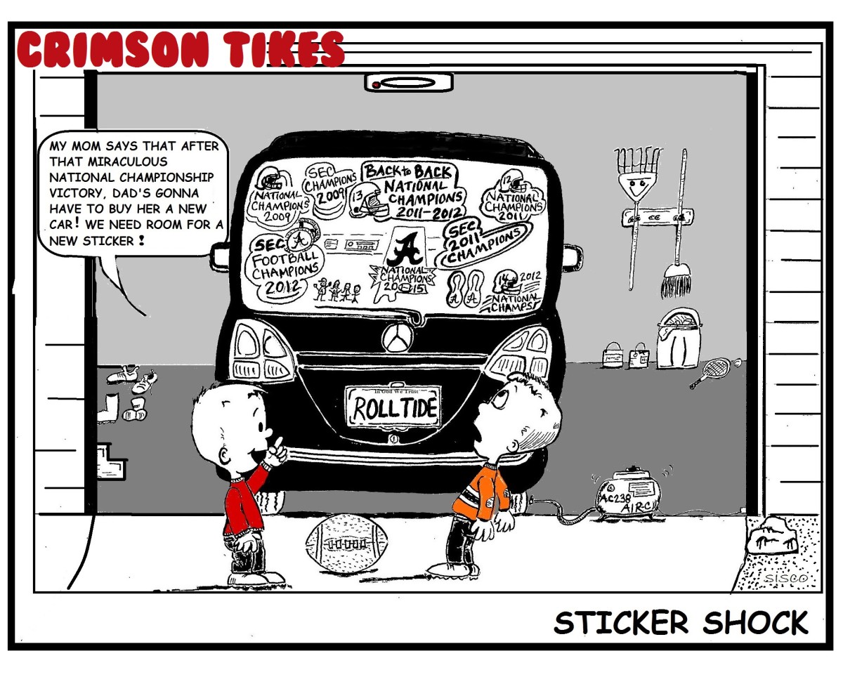 Throwback Crimson Tikes: Sticker Shock - Sports Illustrated Alabama ...