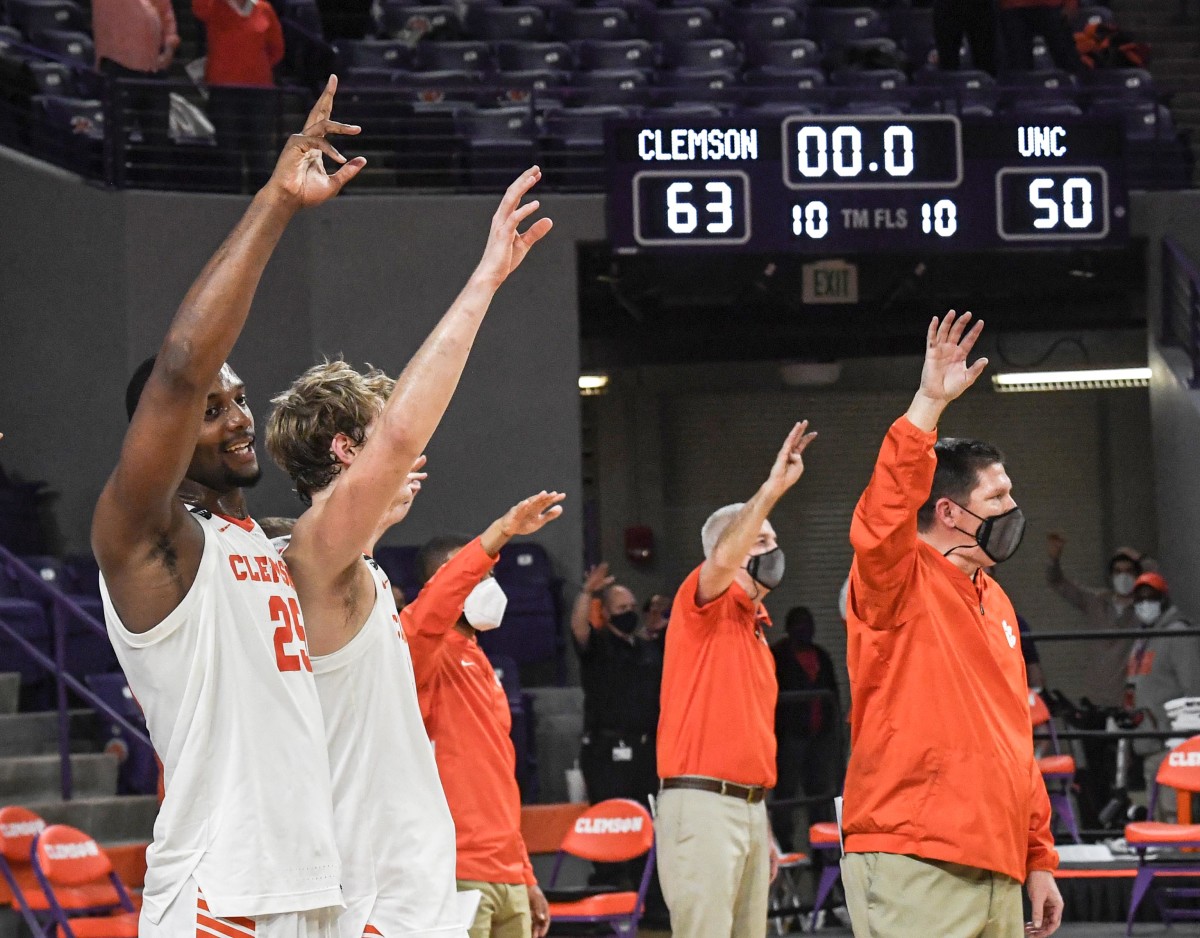 Clemson Basketball Knocks Off North Carolina 63-50 - Sports Illustrated ...
