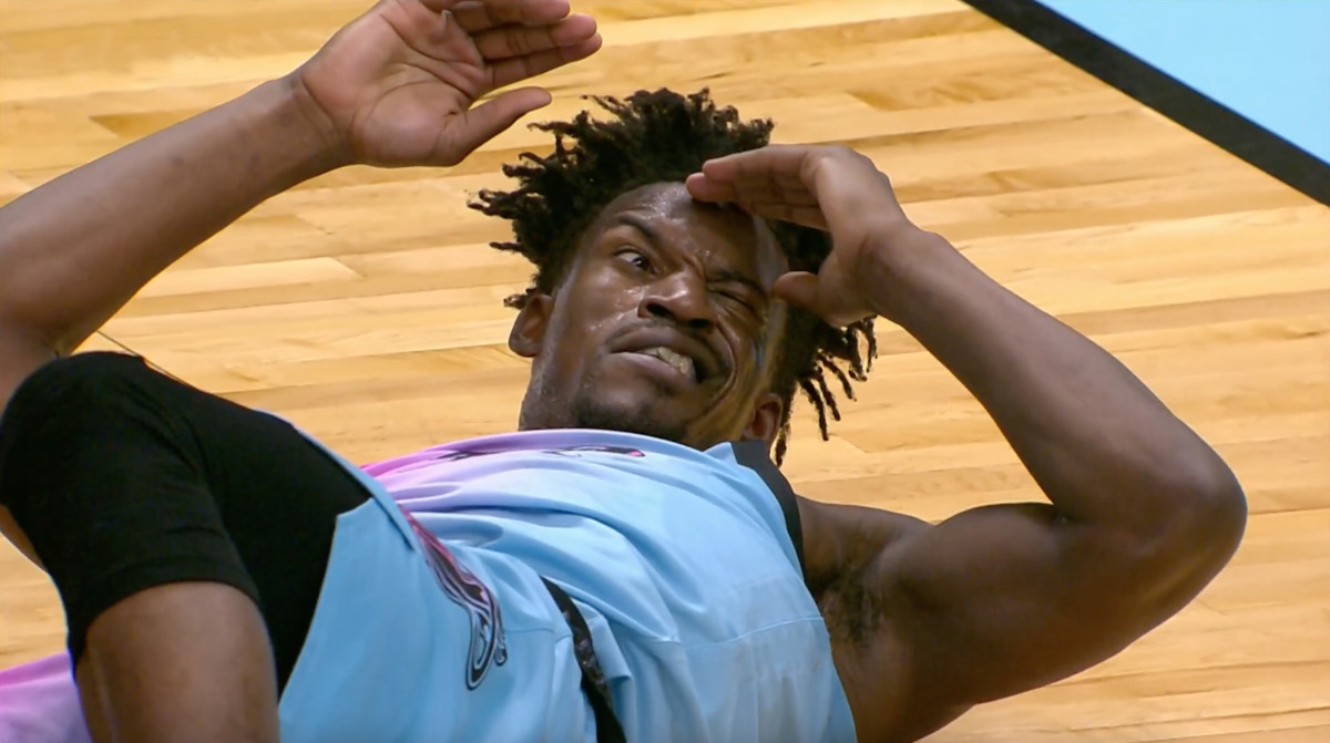 Heat-Knicks: Jimmy Butler acts hurt, credits Mark Wahlberg (video ...