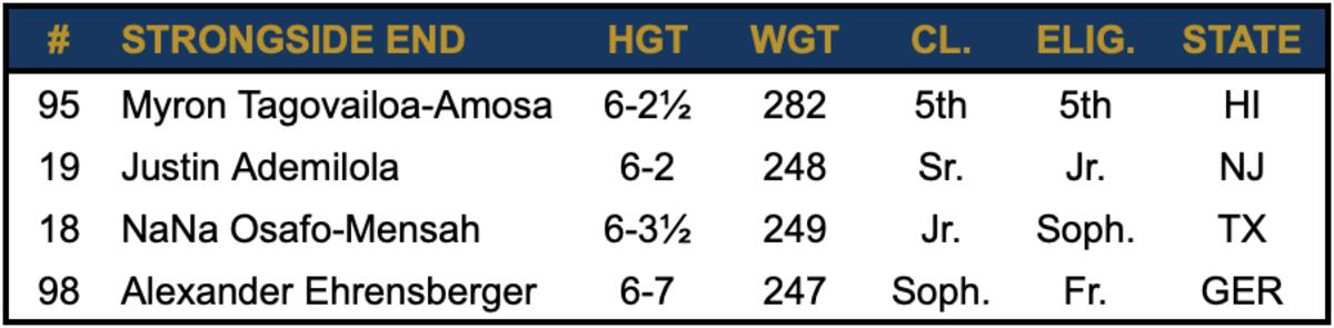First Glance At The Notre Dame Spring Depth Chart On Defense - Sports ...