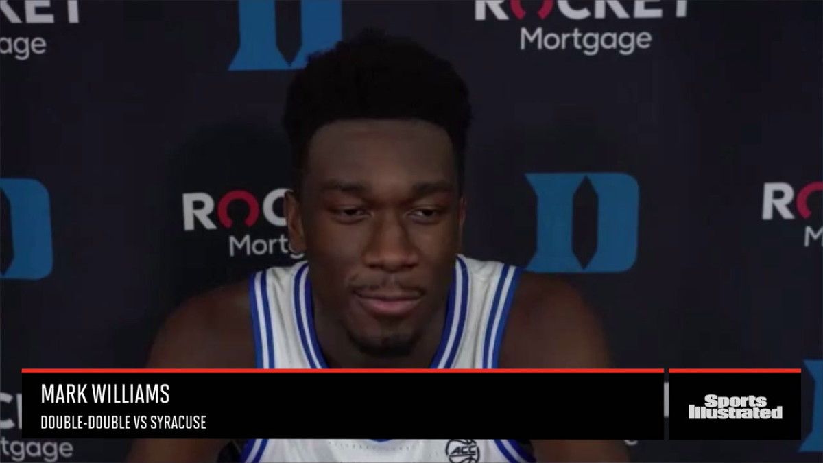 Mark Williams Helps Tear Up Syracuse Zone - Sports Illustrated Duke ...