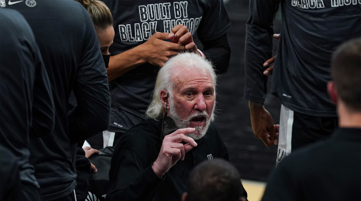 Gregg Popovich reacts to Texas Gov. Greg Abbott lifting mask mandate ...