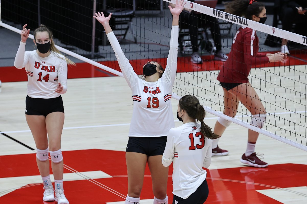 Utah Volleyball Earns The Sweep Over Stanford Following 3-1 Victory ...