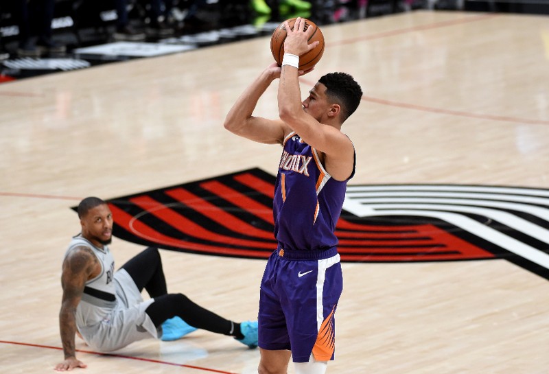 Trail Blazers Fall Apart Late As Devin Booker Propels Suns To Victory ...