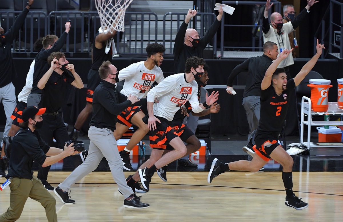 Oregon State Pulls Off Another Upset, Wins Pac-12 Tournament Title ...