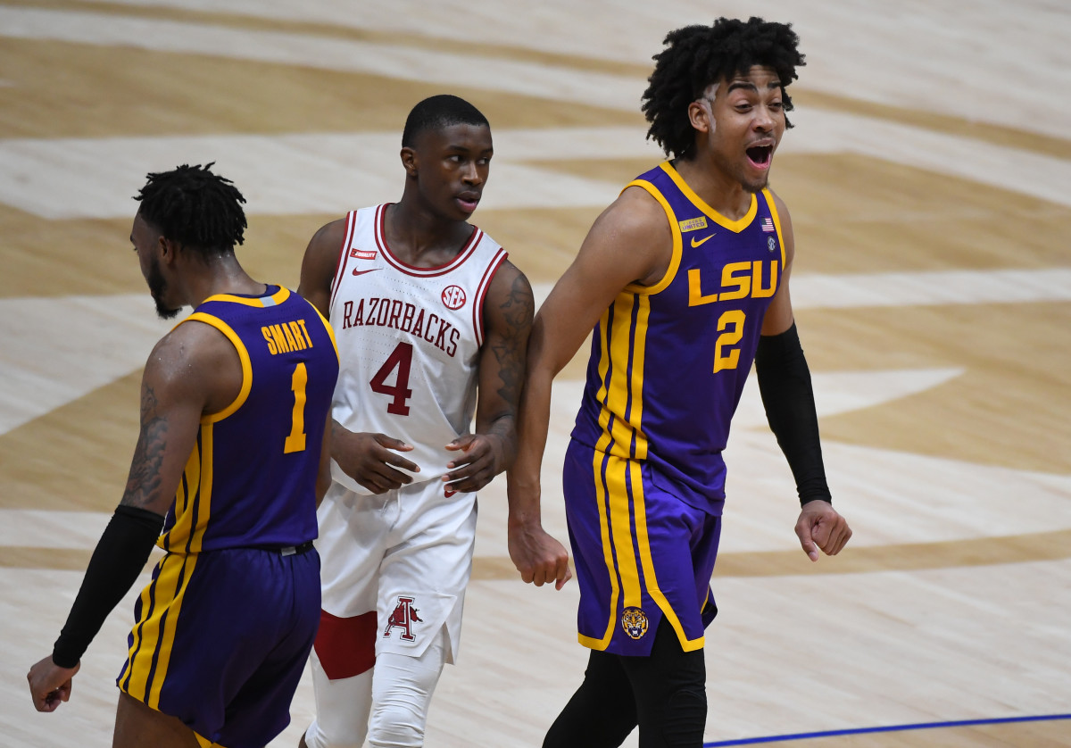 Early Scoring, Late Defense Helps LSU Basketball Beat Arkansas 78-71 to ...