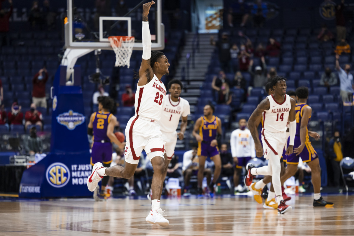 BamaCentral Courtside: No. 6 Alabama 80, LSU 79 at the SEC Tournament - Sports Illustrated ...