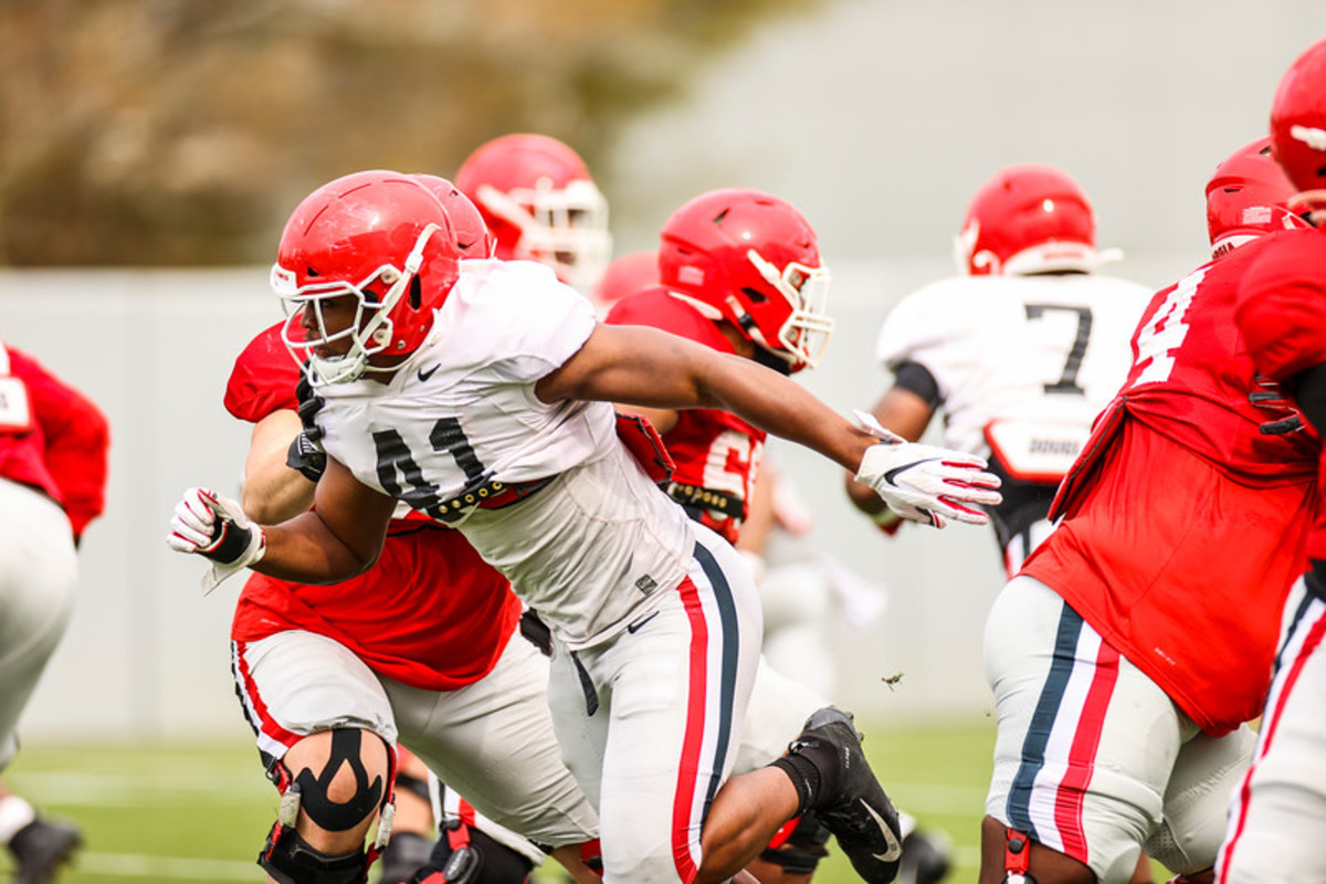 Georgia Football LB Channing Tindall Ready to Compete - Sports ...
