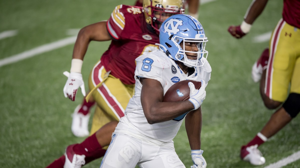 NFL Draft Running Backs: Michael Carter, North Carolina - Sports ...