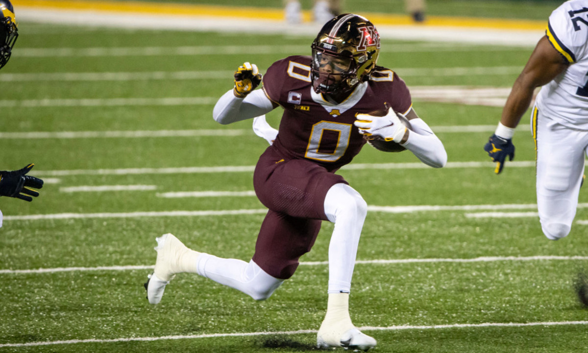 Potential Patriots Draft Target: Minnesota WR Rashod Bateman - Sports ...