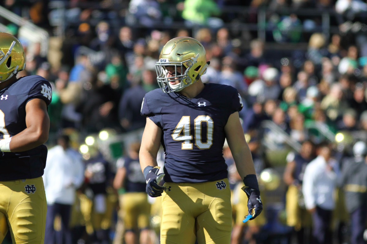 Notre Dame Linebacker Drew White Is Underrated Heading Into 2020 ...