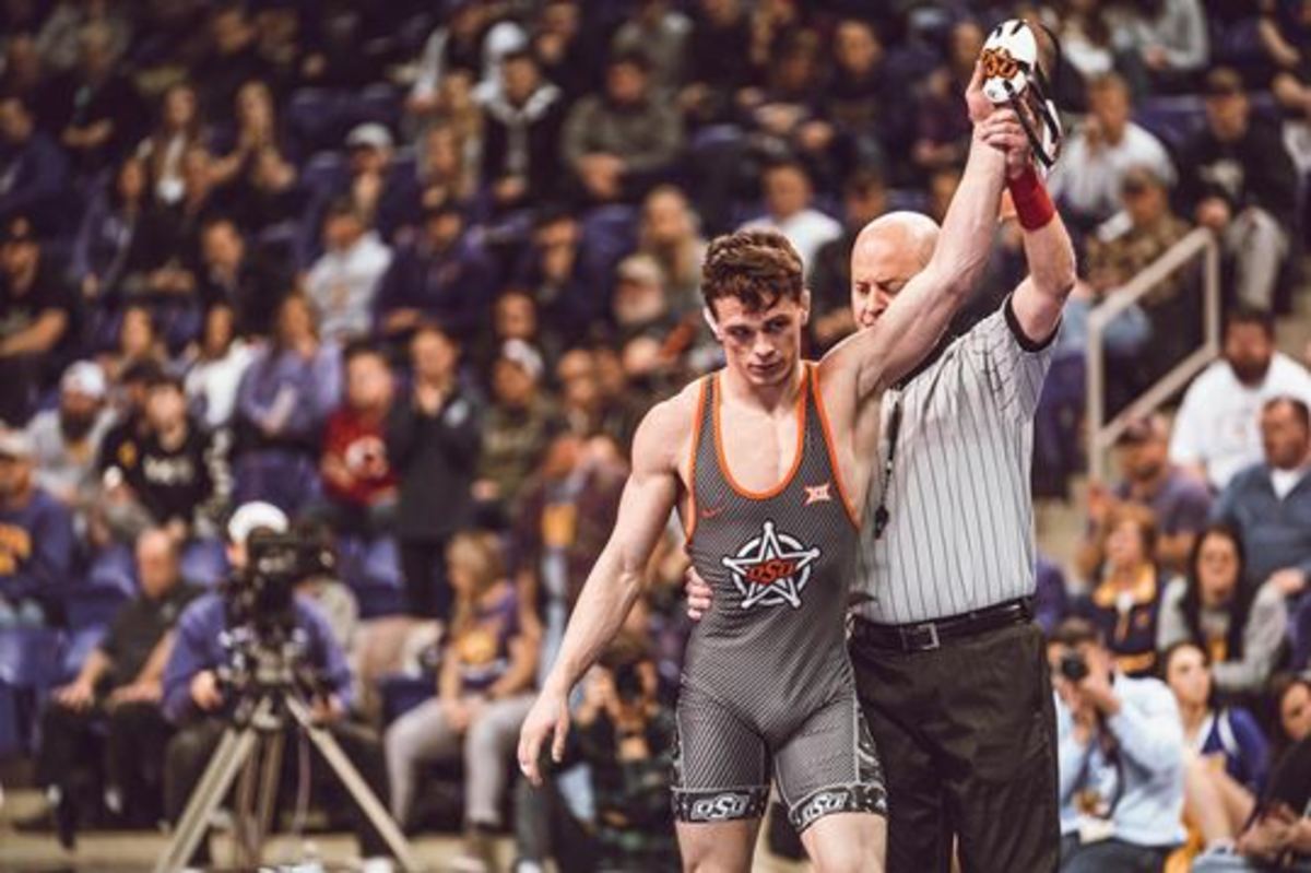 Lewallen Remains Undefeated as Cowboys Drop Dual to UNI - Sports ...