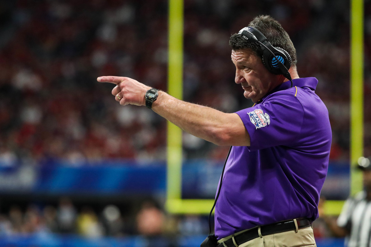 LSU Coach Ed Orgeron to Appear on Monday, July 13 at Annual SEC Media ...