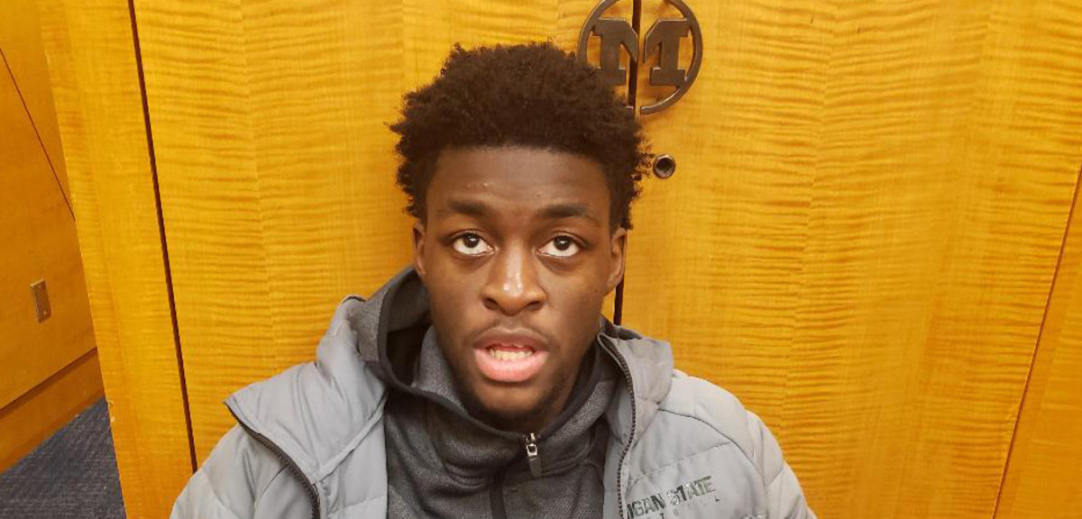 Gabe Brown After Michigan State Spartans Fall To The Michigan ...