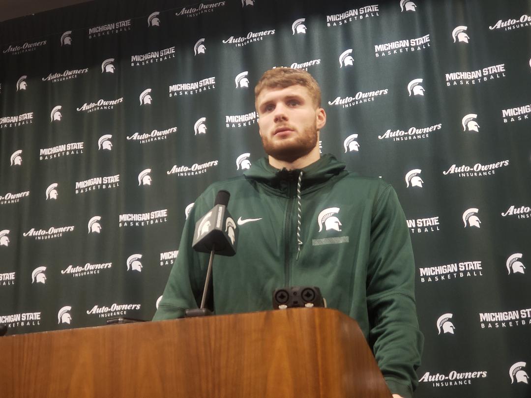 Michigan State Basketball Wing Kyle Ahrens Looks To The Iowa Hawkeyes ...
